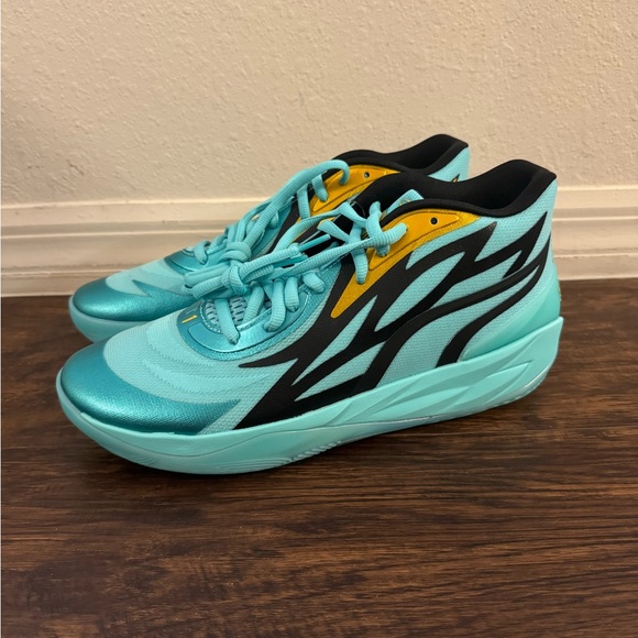 Puma | Shoes | Puma Lamelo Ball Mb2 Aquablack Mens 3775900 | Poshmark